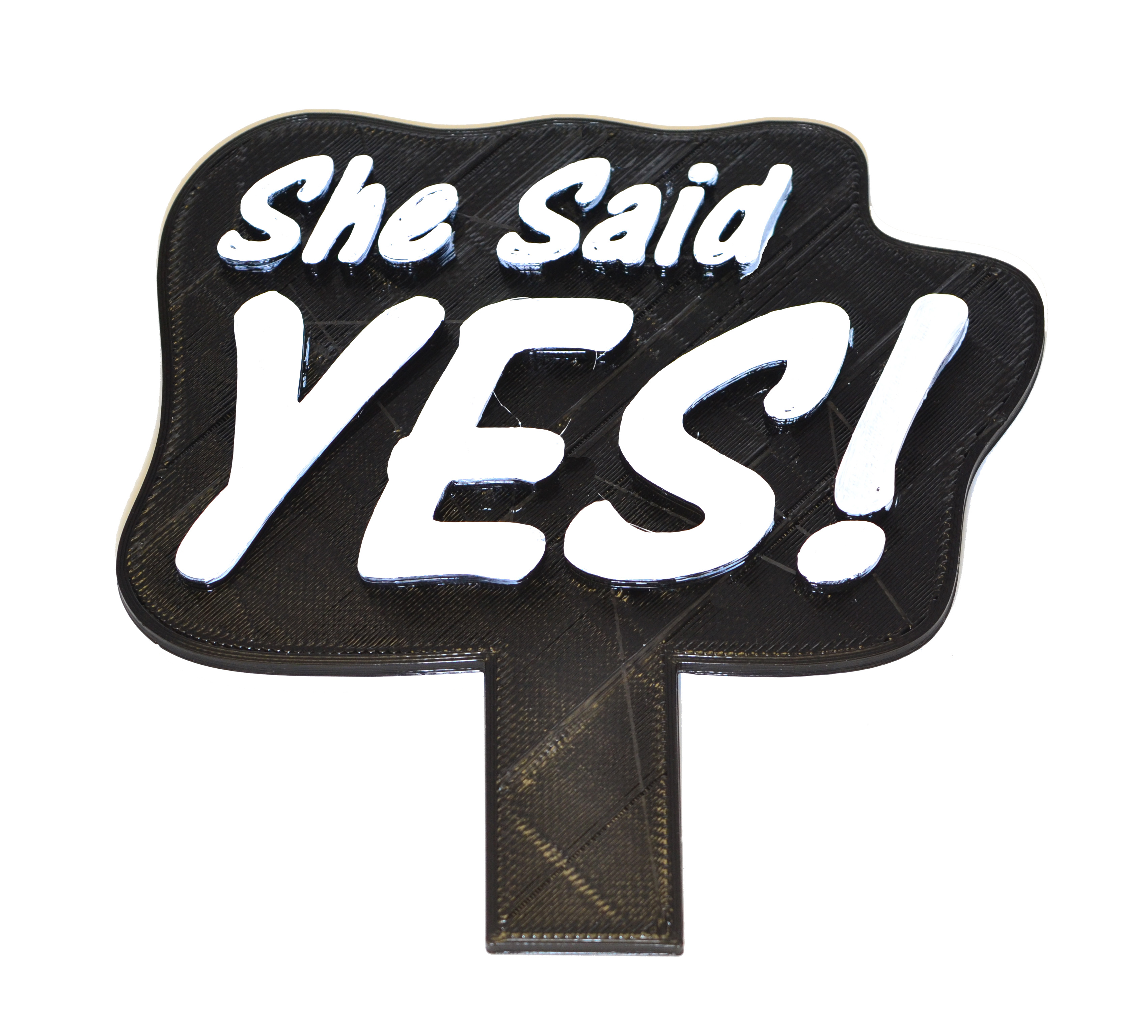 She Said Yes cupcake picks (12 pack)